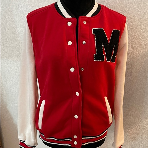 Joe Boxer | Jackets & Coats | Joe Boxer Varsity Jacket In Red And White ...